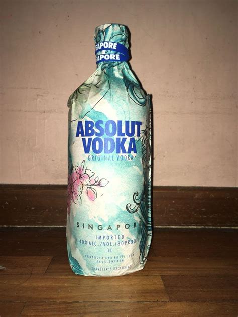 ABSOLUT VODKA 1 LITRE (Original Vodka), Food & Drinks, Alcoholic ...