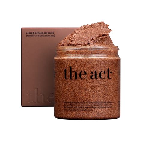 Кофейный скраб для тела The Act - present-simple.by