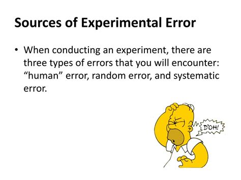 PPT - Experimental Error PowerPoint Presentation, free download - ID:6506455