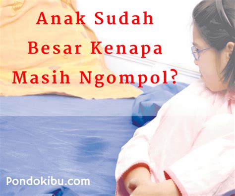 Anak Sudah Besar Kenapa Masih Ngompol