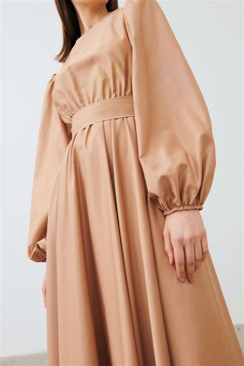 BERA COTTON DRESS MINK