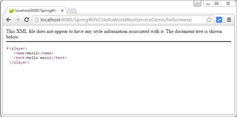 Spring 4 MVC REST Service Example using @RestController - WebSystique