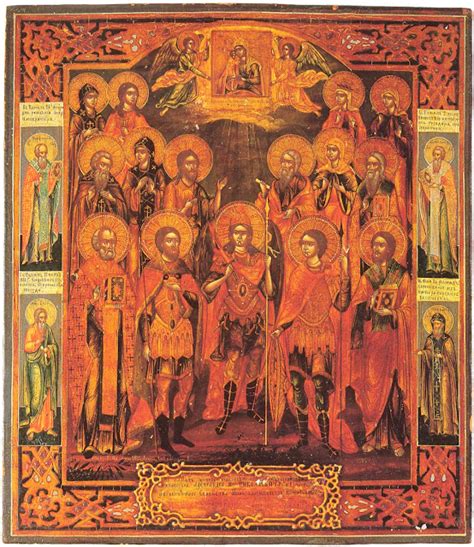 Русские иконы СОБОР АРХАНГЕЛОВ / Russian icons The Synaxis of the ...