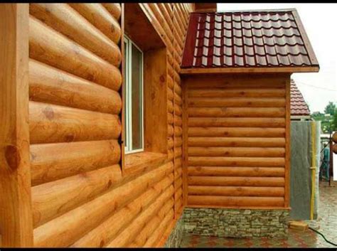 Сайдинг под дерево (форма бревно блок-хаус, Брус, корабельная доска): 4 ...