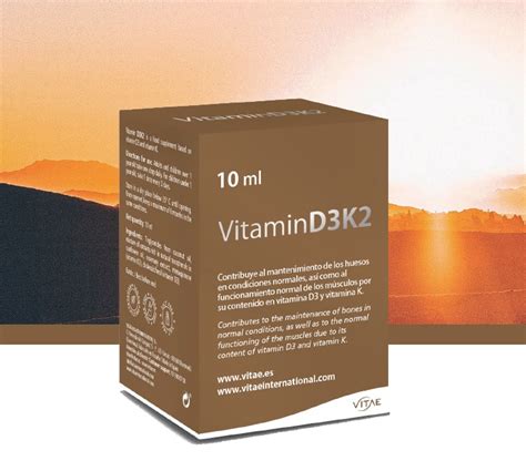 Vitamin D3K2 | Bones and muscles in good conditions - Vitae