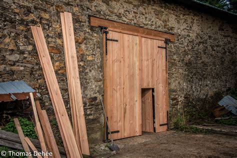 Porte de grange - Atelier Bois - Thomas Dehée