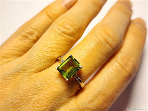 Серебряное кольцо с султанитом, 925 проба в интернет-магазине Ярмарка ...