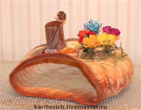 Домики для кошек из войлока • Кошки Мира | Домики, Кошки, Войлок