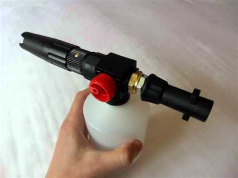 Бытовая пенная насадка LS3 Eco для аппаратов Karcher - YouTube