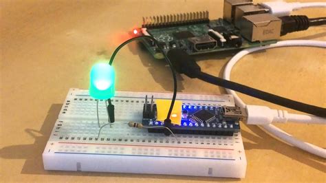 PyFirmata: controlling an Arduino with a Raspberry Pi - YouTube