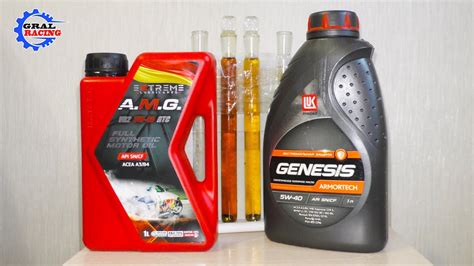 Лукойл GENESIS Armortech 5w40 vs Extreme AMG VR2 5w40 - YouTube
