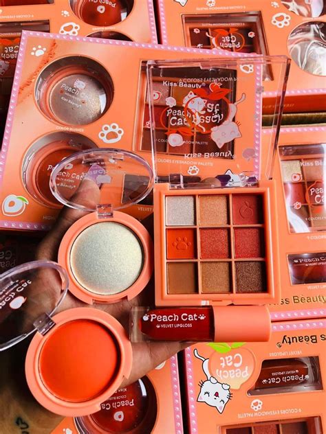 Kiss Beauty 4in1 Peach Cat Make Up Set | Lazada PH