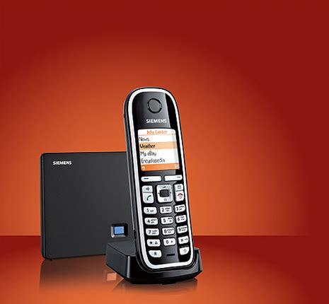 DECT-телефон Siemens Gigaset C470IP » Блог'о VoIP