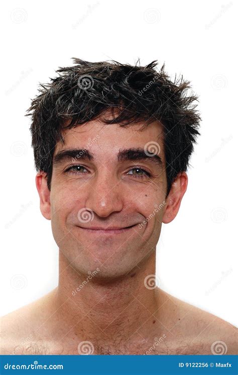 Uomo felice fotografia stock. Immagine di sorriso, facciale - 9122256
