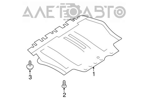 Защита двигателя VW Passat b7 12-15 USA diesel новый неоригинал FP 7430 ...