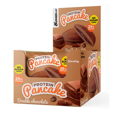 Buy Bombbar Protein Pancake 40 G 10 Pcs Box - Double Chocolate in Dubai ...