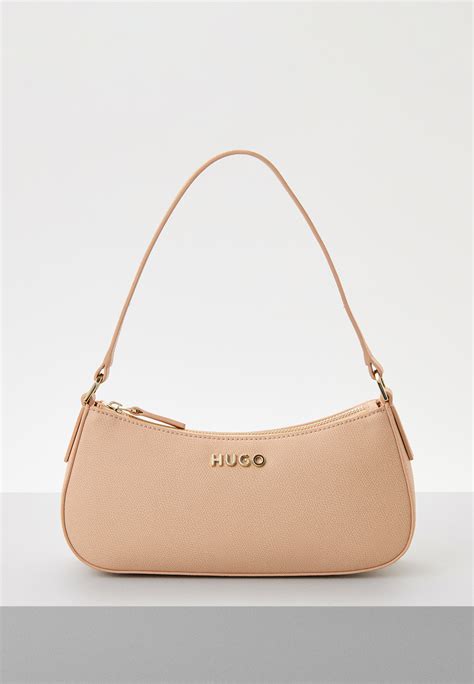 Сумка Hugo, цвет: бежевый, RTLACQ538401 — купить в интернет-магазине Lamoda