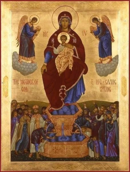 Икона Божьей Матери Живоносный Источник: история, значение, молитвы и ...