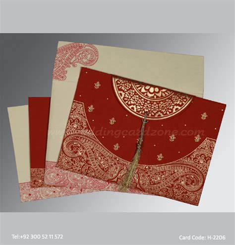 Card Code: H-2206 | Wedding Card Zone
