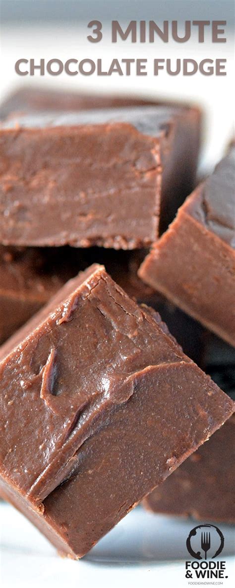 Easy Fudge 3 Ingredients at Verda Garcia blog