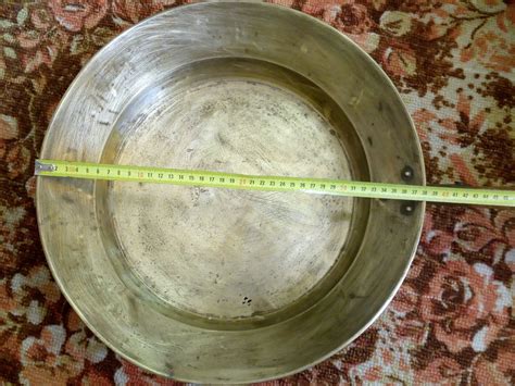 Латунный таз с клеймом: 1 500 грн. - Посуд / кухонне приладдя Суми на Olx