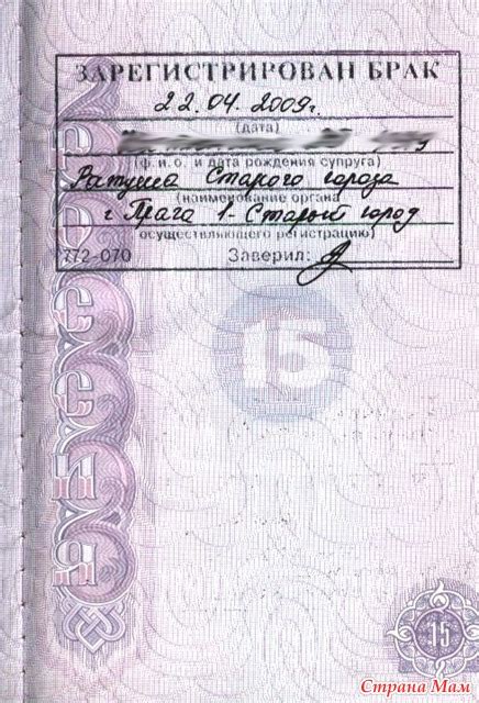 Печать в паспорте. - Страна Мам