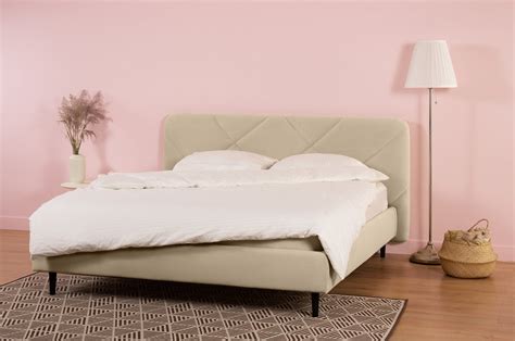 Кровать Весмар 140 Velvet Beige – купить в Москве по цене 39 990 рублей ...