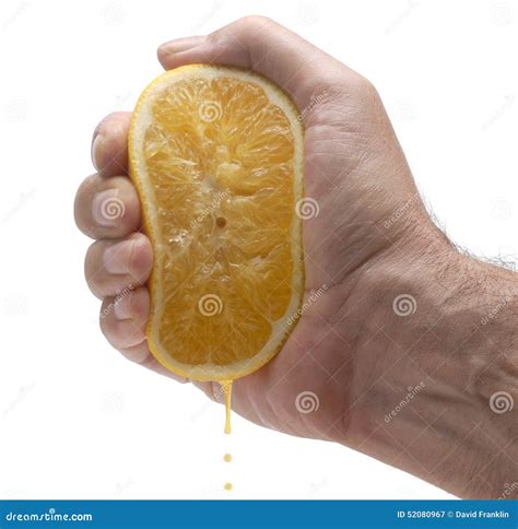 Fruit Being Squeezed