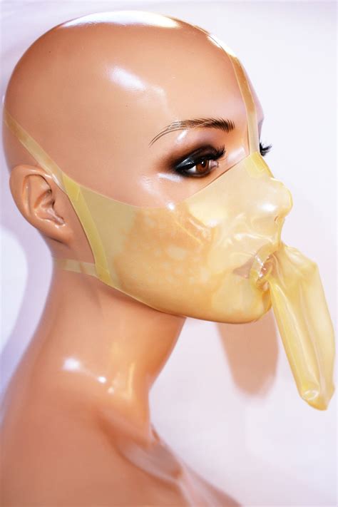 Boom Latex Mask With Inner Condom Halfmask Roleplay Fetishmask BDSM ...