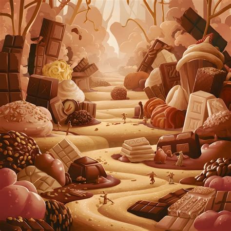 Premium Photo | World of chocolate