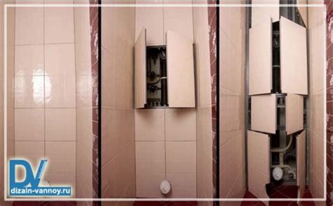 Смотровой люк в ванной под плитку - виды и выбор лючка