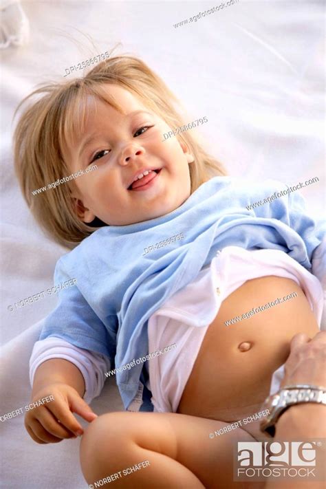 Little Girl Getting Diaper Changed, Stock Photo, Picture And Royalty ...