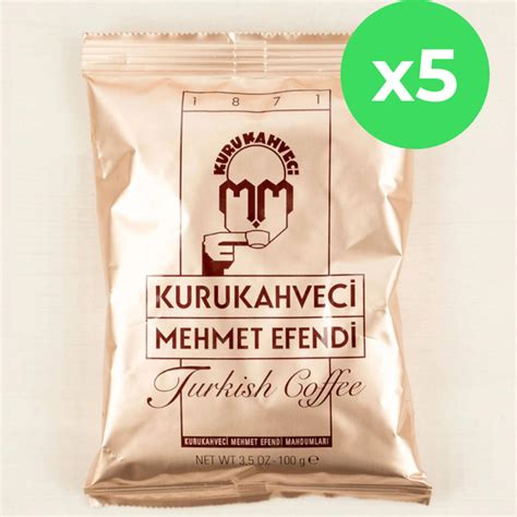 Турецкий кофе Kurukahveci Mehmet Efendi /молотый кофе Мехмет Эфенди 5 ...