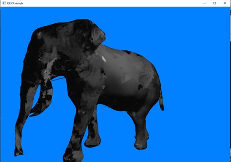 qt - How do I draw a mesh loaded from .obj(wavefront) file in qt3d by reading file myself ...