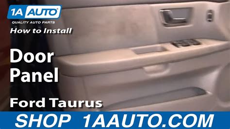 How To Install Replace Door Panel Ford Taurus 00-07 1AAuto.com - YouTube