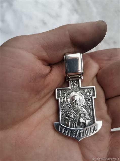 Подвеска Николай Чудотворец. Серебро 925 на заказ в интернет-магазине ...