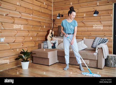 Cleaning the floor Stock Photo - Alamy