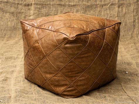 Пуф softness, quilted leather в интернет-магазине Ярмарка Мастеров по ...