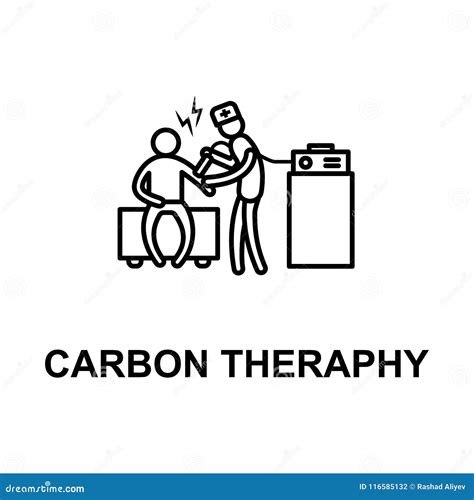 Carbon Therapy Icon. Element of Treatment with Name for Mobile Concept ...
