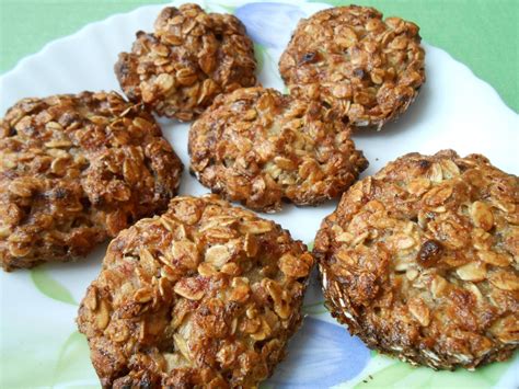 Бананово овсяное печенье без жиров и сахара