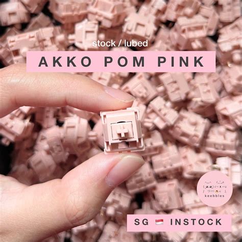 akko pom pink switches, Computers & Tech, Parts & Accessories, Computer ...