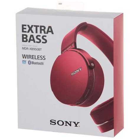 Закрытые беспроводные наушники Sony MDR-XB950BT Red с магнитами - Audio ...
