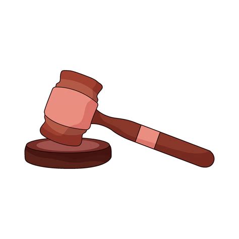 illustration of judge hammer 54753453 Vector Art at Vecteezy