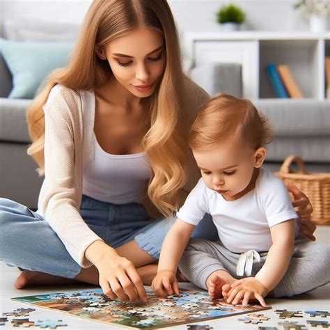 Mother Child Play Puzzles Images - Free Download on Freepik