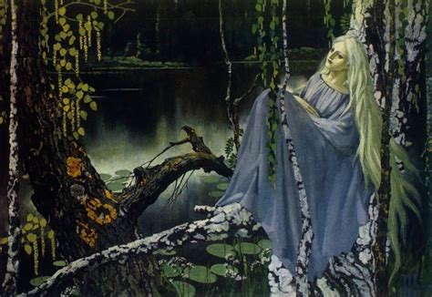Rusalka | Rusalka, Forest painting, Water fairy