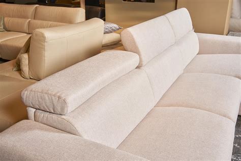 Раскладной диван с шезлонгом Piacevole в ткани от Natuzzi Editions в ...