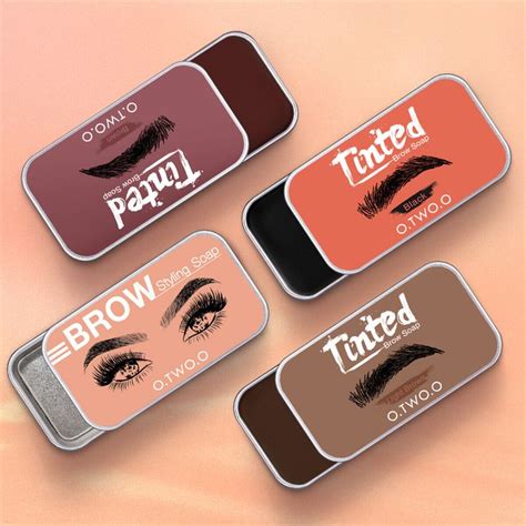 Eyebrow Shaping Soap Styling Gel Wax With Brush Long Lasting Makeup Eye ...