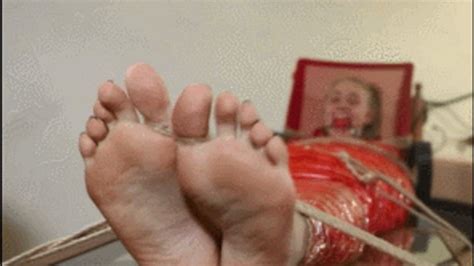 Hysterical tickling for mummified blue-eyed blondie (FULL HD MP4 ...