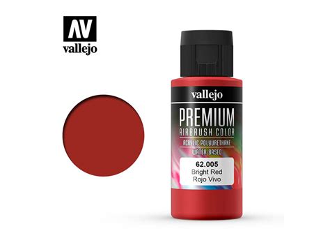 Vallejo Premium Colors - Opaque Bright Red (60ml) - Everything Airbrush