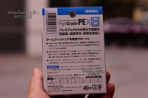 Dây dù PE Varivas High Grade Pe X8